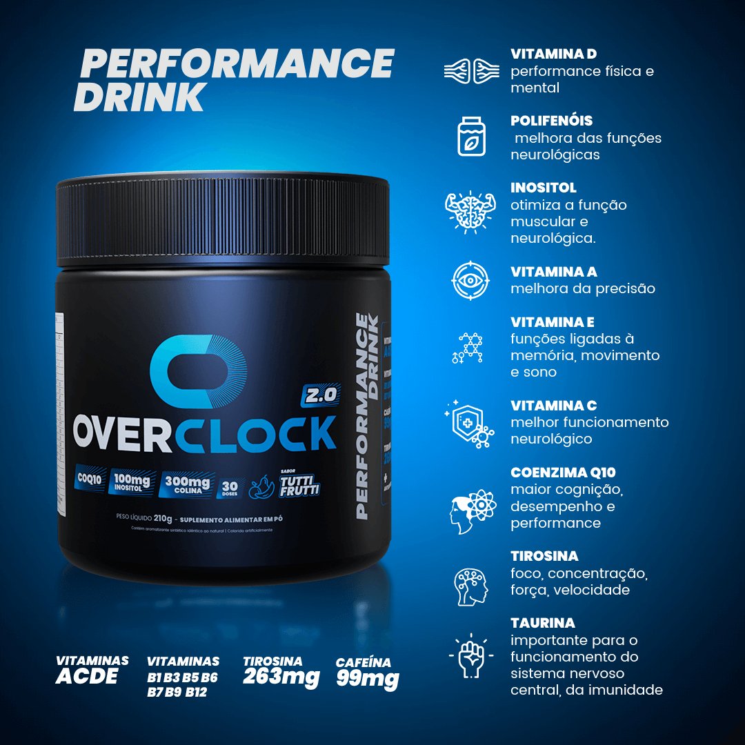 Overclock 2.0 Foco Energia Performance 210g